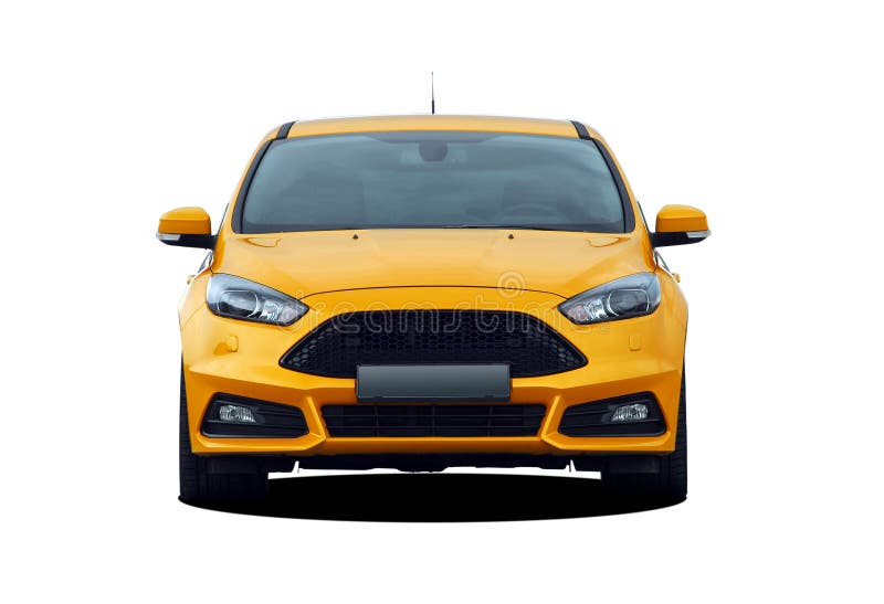 Sports car front view stock photo. Image of family, isolated - 122149758