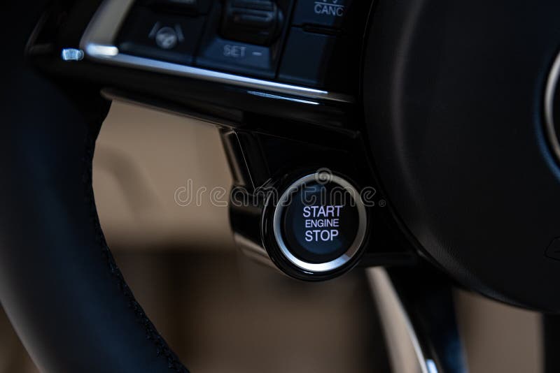 Start and Stop Engine Push Button and Driving Modes Selector Stock ...