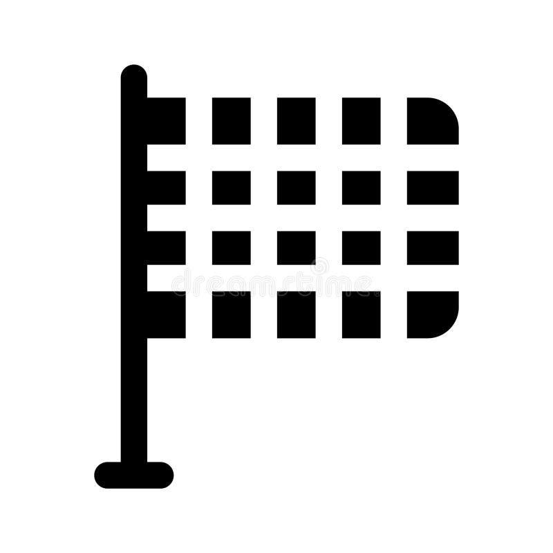 Sports Checkered Flag, Racing Flag Icon Design Stock Vector ...