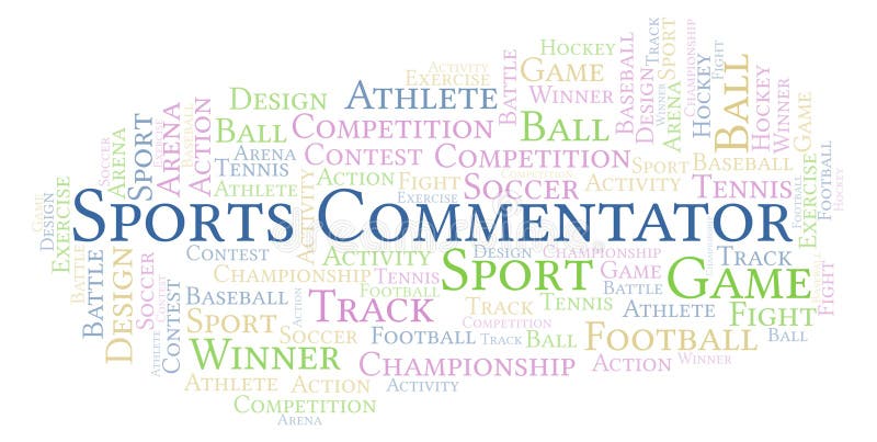 Sports Commentator Stock Illustrations – 213 Sports Commentator Stock ...
