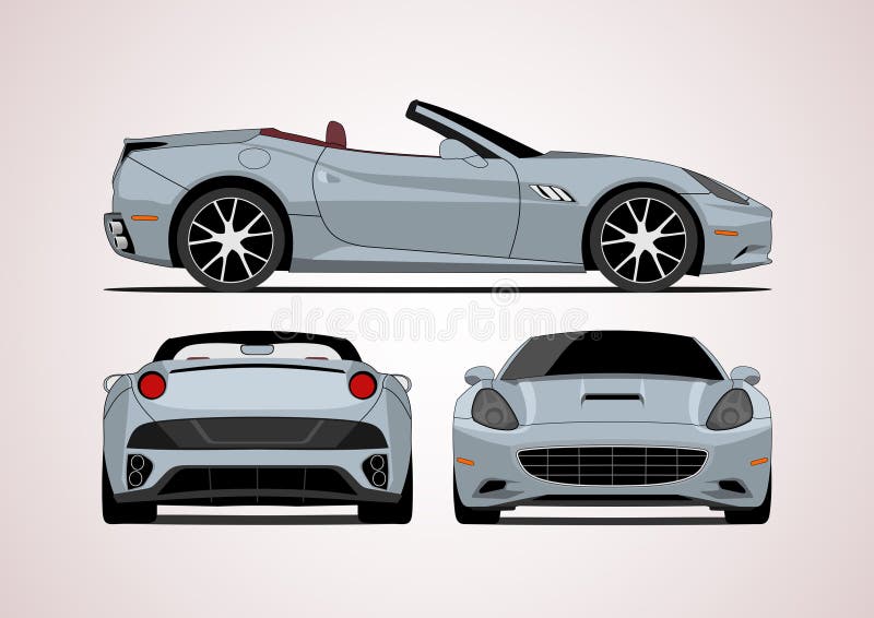 Ferrari Side View Stock Illustrations – 52 Ferrari Side View Stock ...