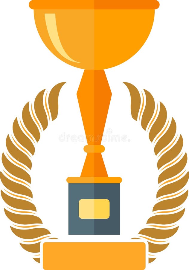 Sports cup stock vector. Illustration of greeting, graphic - 66130168