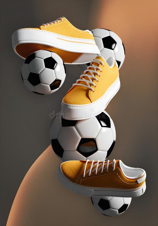 Sports 3d Render, Abstract Illustration, Sport Shapes Concept Stock ...