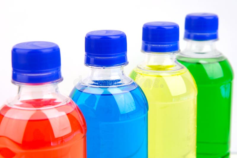 Bottled drinks stock image. Image of drinking, plastic - 26626261
