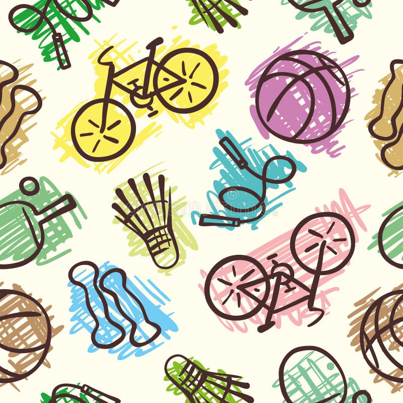 Sports elements stock vector. Illustration of artwork - 26054346