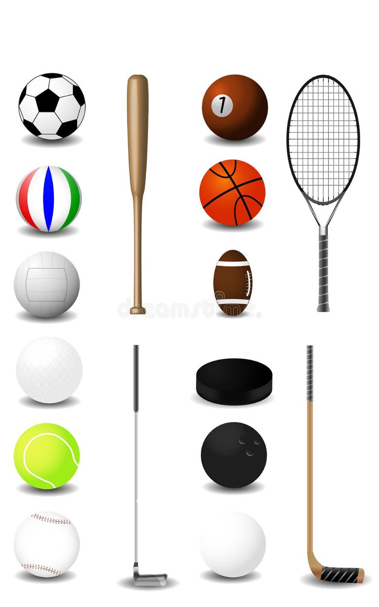 Sports Equipment Stock Illustrations – 233,521 Sports Equipment Stock ...