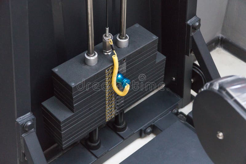 Sports Equipment in the Hall Stock Photo - Image of indoors, exercise ...