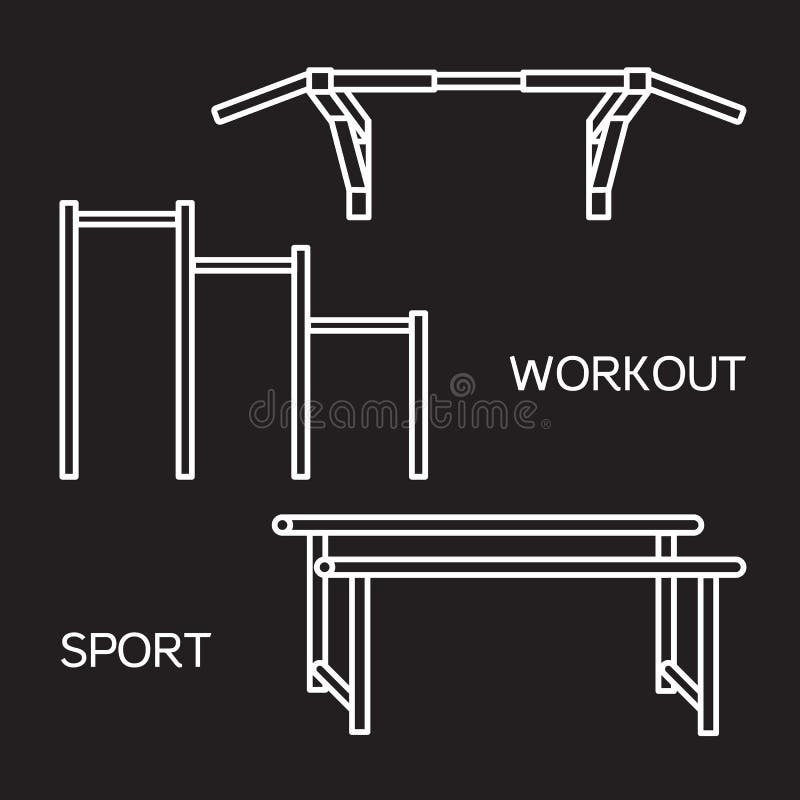 Street Workout Symbol Stock Illustrations – 955 Street Workout Symbol ...