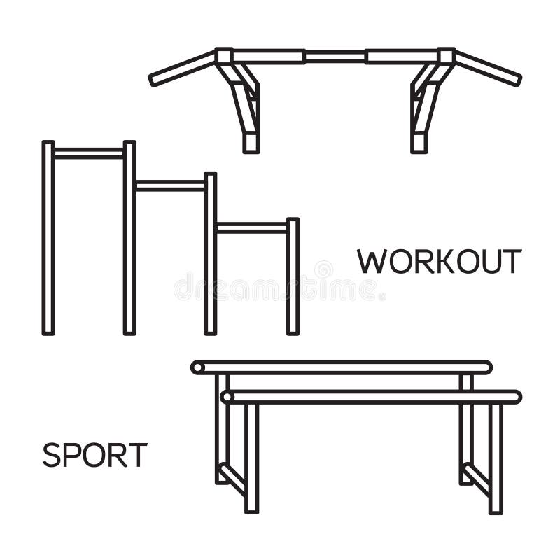 Street Workout Symbol Stock Illustrations – 955 Street Workout Symbol ...