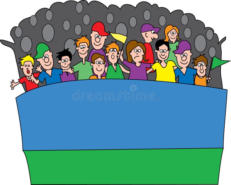Sports Fans 3 stock vector. Illustration of spectator - 2291240