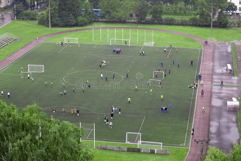 Sports field editorial stock photo. Image of people - 112674303