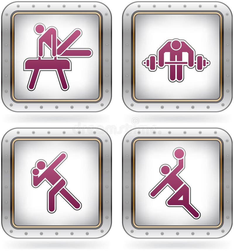 Sports Figures stock vector. Illustration of race, athletics - 20440148