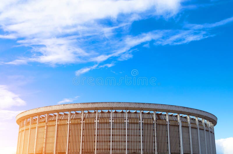 Sports Hall Arena Stadium Architecture Sky Clouds Editorial Stock Photo ...
