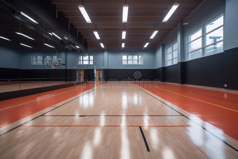 The Sports Hall is Empty. AI Generated Stock Illustration ...