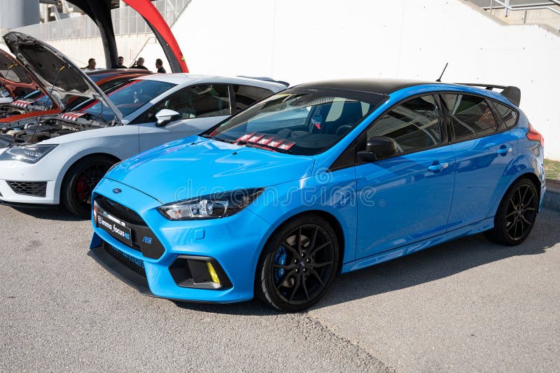Sports Hot Hatch, the Blue Third Generation Ford Focus RS MK3 Editorial ...
