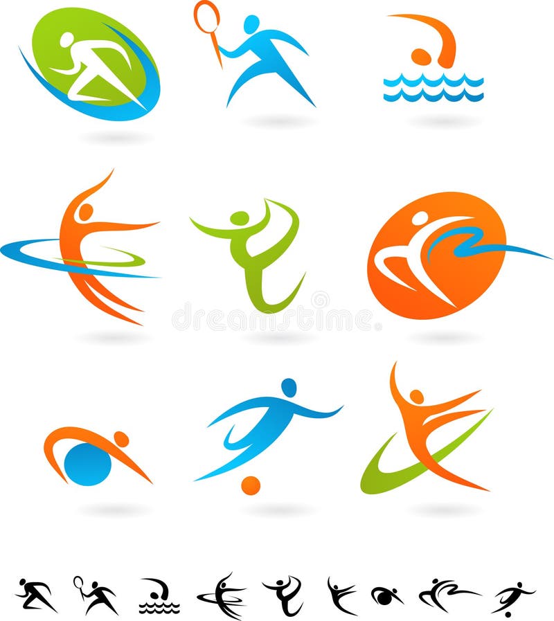Sports icon stock vector. Illustration of sign, basketball - 27433870