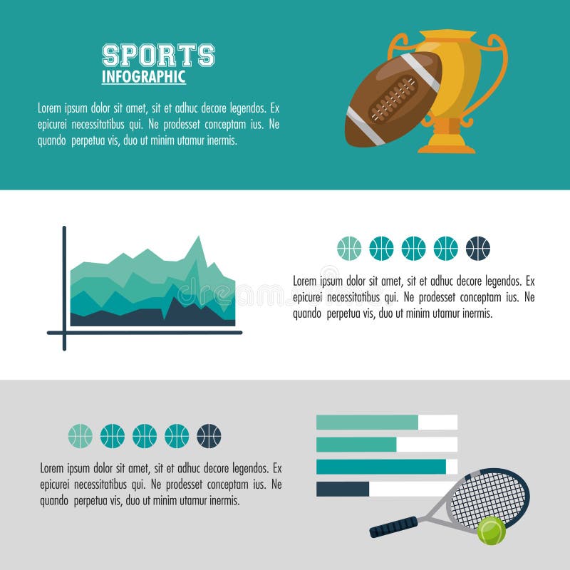 Sports infographic design stock vector. Illustration of business ...