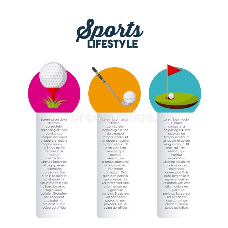 Sports Infographic Presentation Stock Vector - Illustration of ...