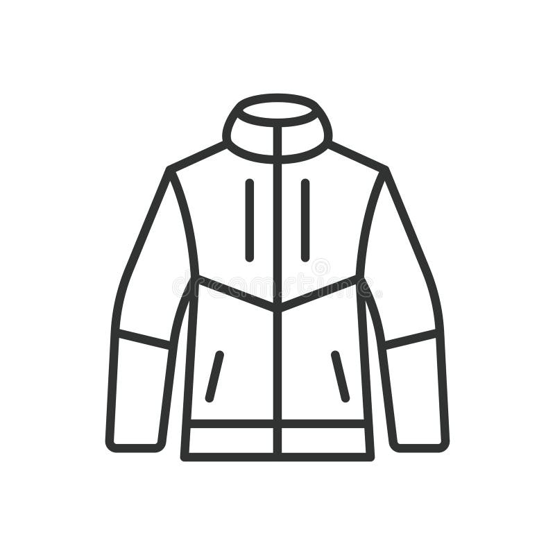 Sports Jacket Icon Line Design. Sports, Jacket, Icon Vector ...