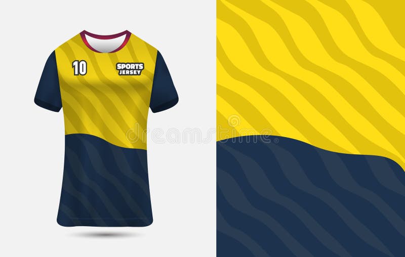 Sports Jersey Design Background for Sublimation Printing Stock Vector ...