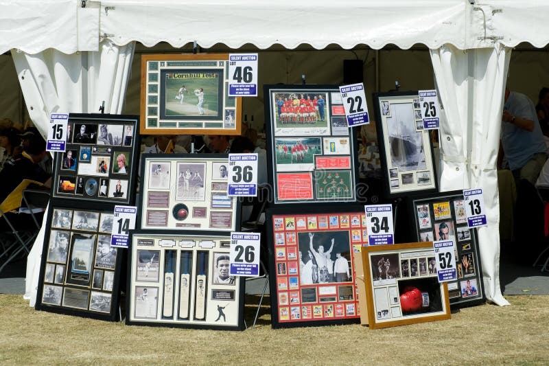 Sports Memorabilia editorial image. Image of celebrity - 19820610