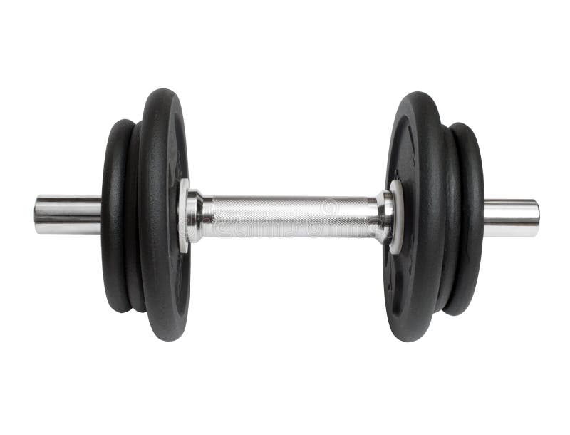 Sports metal dumbbell stock image. Image of healthy, physical - 24934771