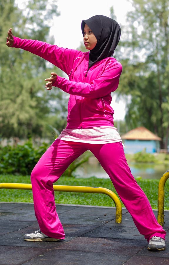 Sports Muslimah Woman stock photo. Image of muslimah - 28828828