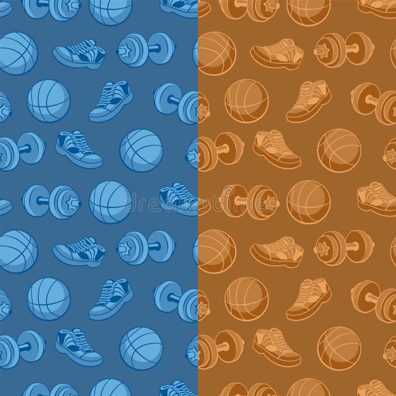 Sports pattern stock vector. Illustration of graphic - 37267683