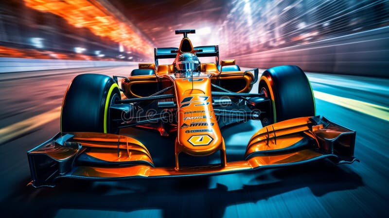 Sports Race Car Generative AI Stock Illustration - Illustration of ...