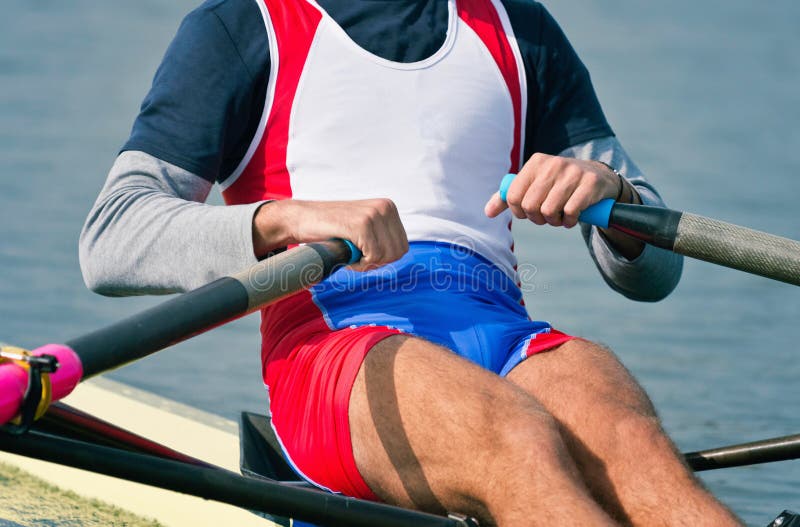 Sports rowing athlete stock photo. Image of race, games - 221271812