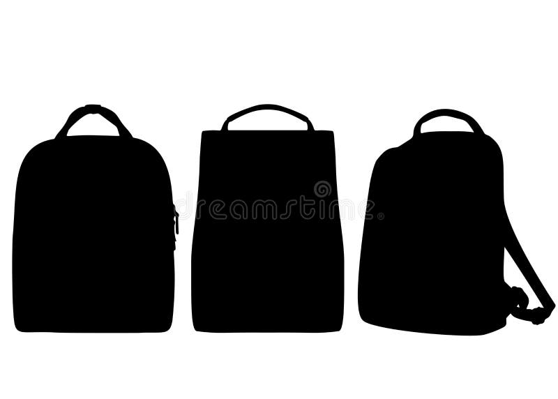 Sports Backpacks Bags Custom Designs Mock Ups Templates Illustration ...