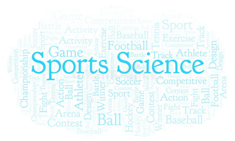 Sports Science word cloud. stock illustration. Illustration of poster ...