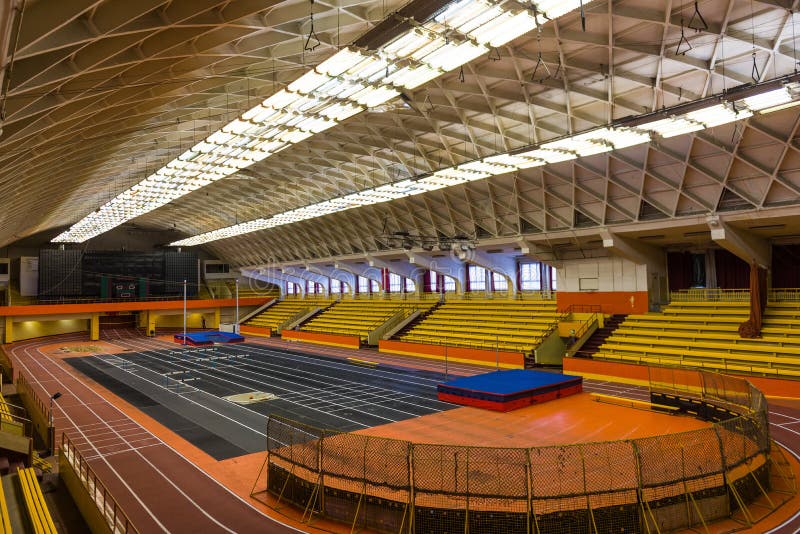 Indoor sports arena stock image. Image of lines, hall, games - 553107