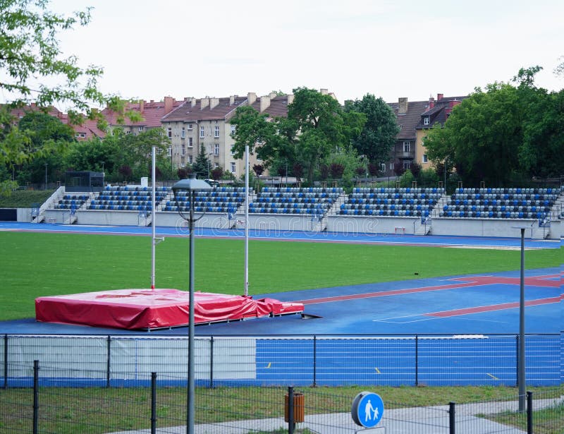 Sports Stadium for Running Competitions Stock Image - Image of ...