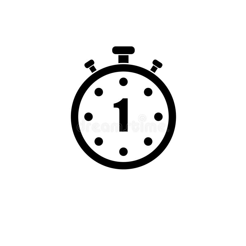 Sports Stopwatch, Countdown Timer Solid Flat Vector Icon Isolated on ...