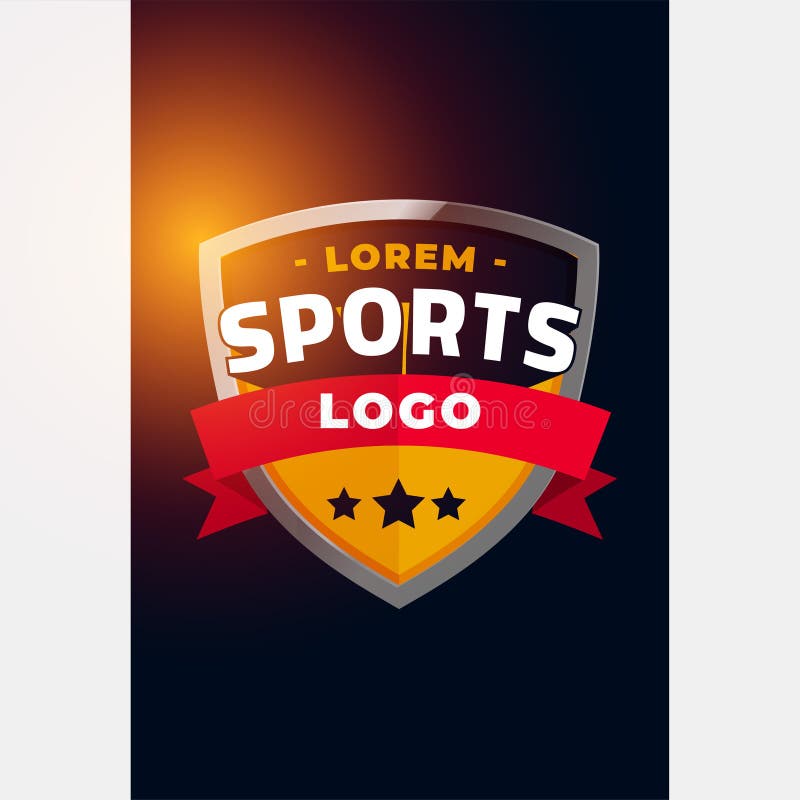Sports and Tournament Logo Concept Design Stock Vector - Illustration ...