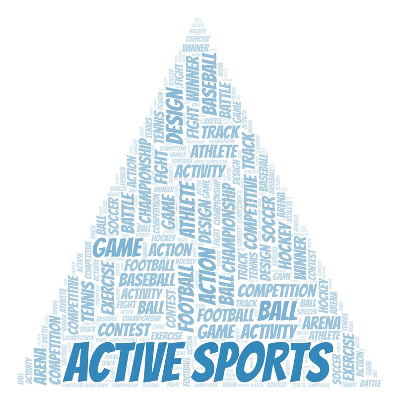 Sports Training word cloud stock illustration. Illustration of contest ...