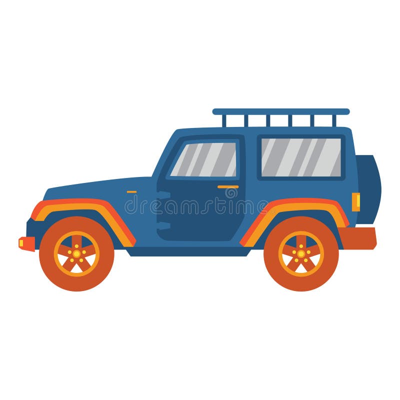Sports Utility Vehicle. Vector Illustration Decorative Design Stock ...