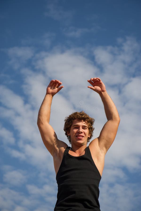 Sportsman stock image. Image of people, handsome, outdoors - 44868749