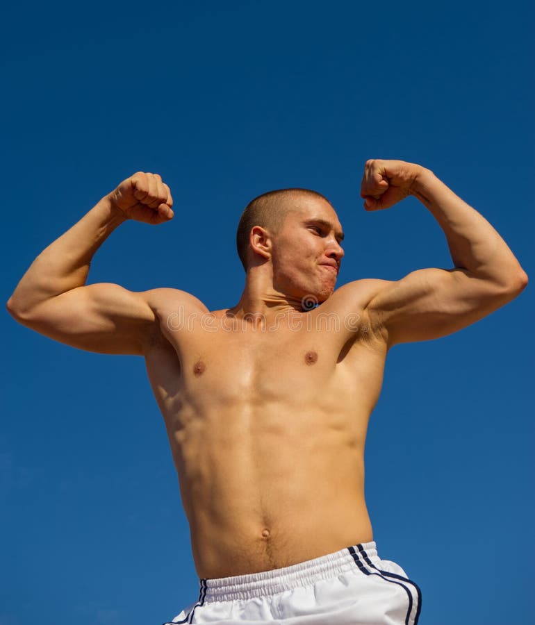 Sportsman stock photo. Image of attractive, physical - 44868970