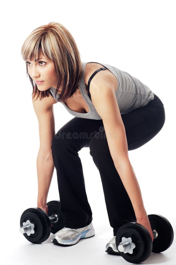 Man Using Elastic Exercise Tubing in Strengthening Stock Photo - Image ...