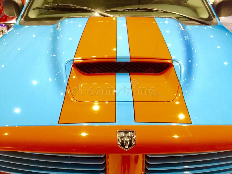 Sporty Dodge Ram Pickup Truck Editorial Photography - Image of front ...