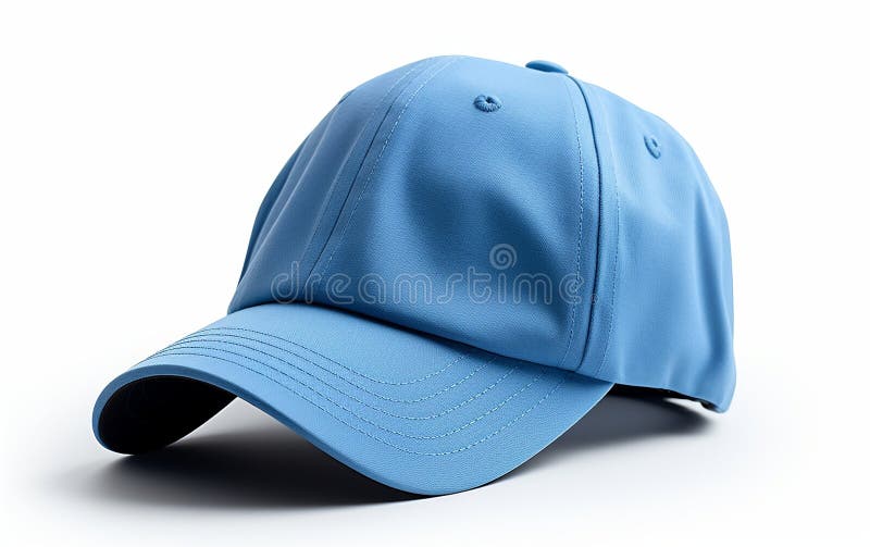 Sporty Hat on a Blank White Background -Generative Ai Stock ...