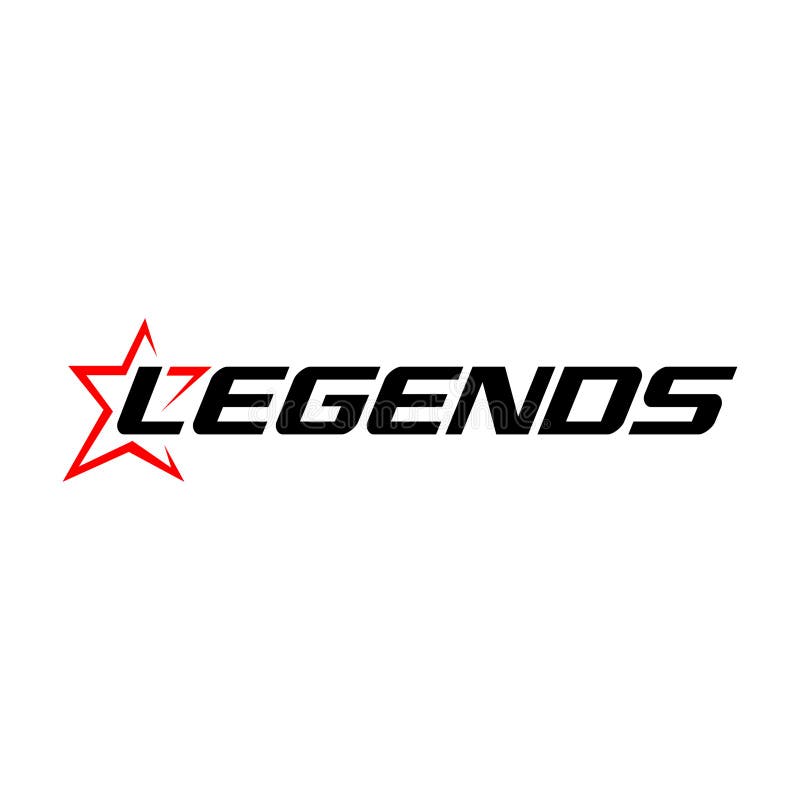 Sporty Lettering Emblem Legend Logo Vector Typography Concept Design ...