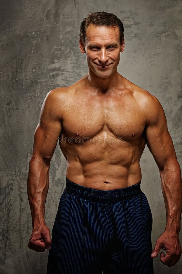 Sporty Man with Perfect Body Stock Image - Image of people, bodybuilder ...