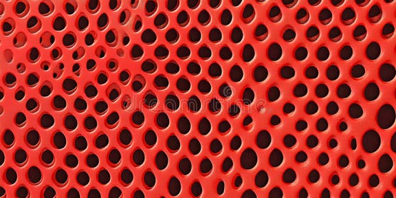 A Sporty Mesh Fabric Texture Background in Bright Fire-engine Red. the ...