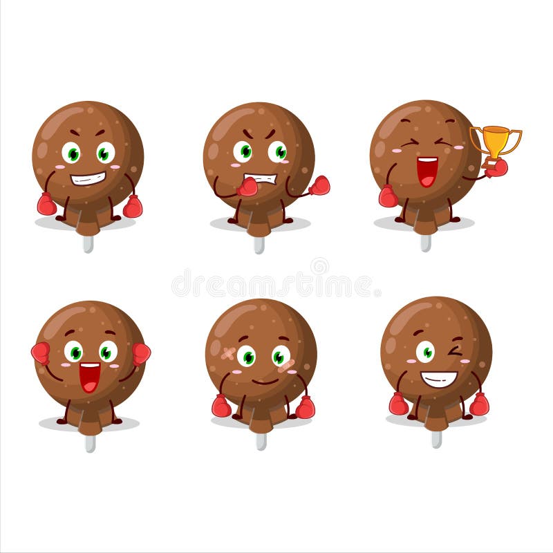 A Sporty Orange Lolipop Wrapped Boxing Athlete Cartoon Mascot Design ... A Sporty Orange Lolipop Wrapped Boxing Athlete Cartoon Mascot Design ...