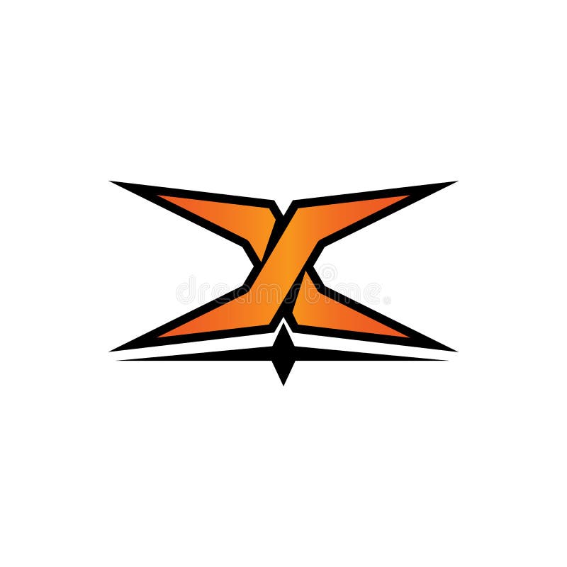 Sporty Powerfull Initial X Letter Logo Design Vector Concept ...