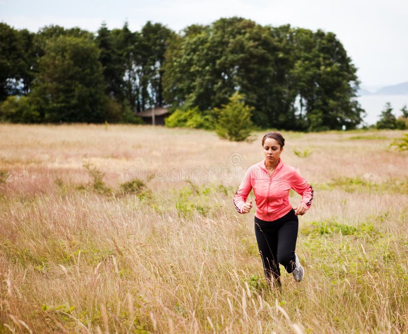Athlete Runner Woman Resting on Road after Running Stock Photo - Image ...