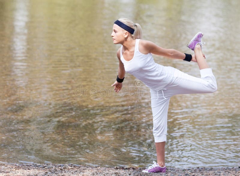 Sporty woman stock image. Image of happy, nature, health - 20062045